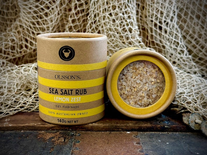 Lemon Zest Salt Rub 140g – Northern Rivers Seafood